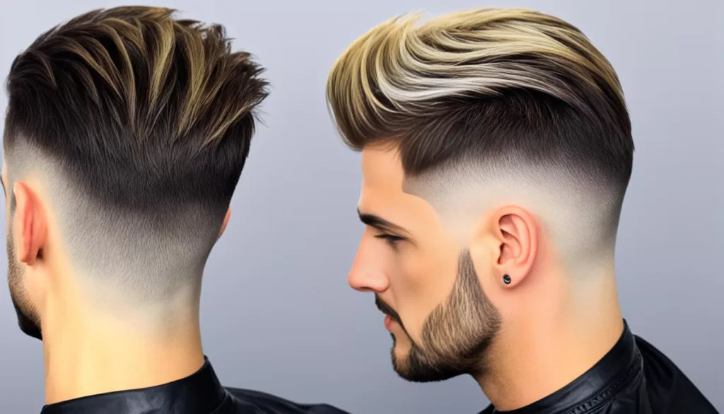 Two-Block Short Haircut for Men: Trendy Style